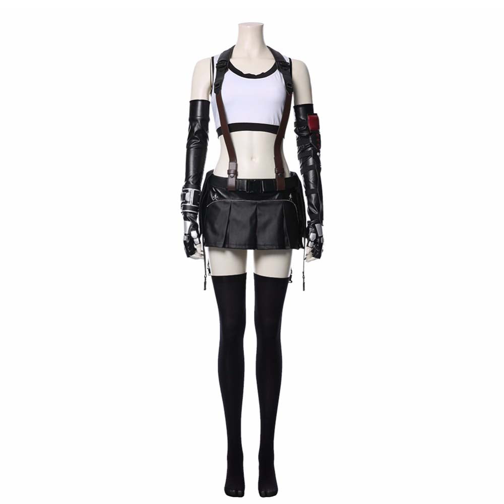 Game Final Fantasy 7 Tifa Lockhart Girl Sexy Suit Cosplay Costume